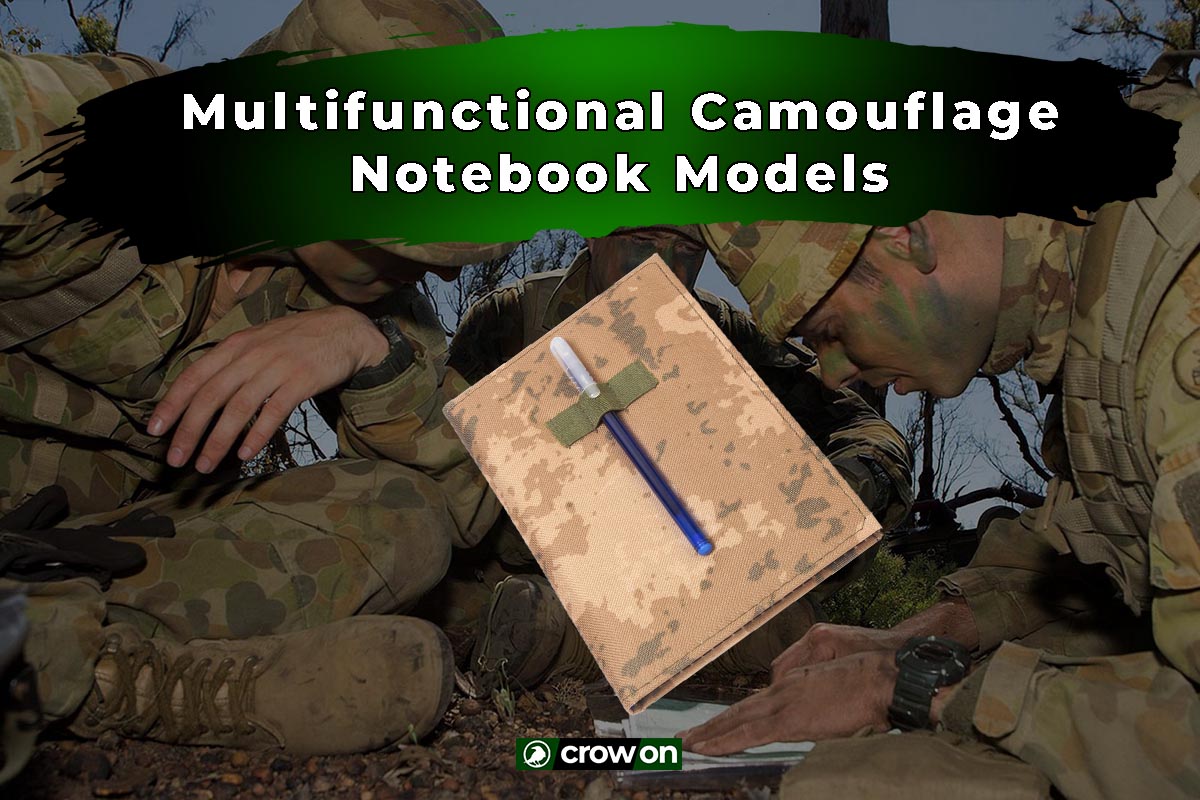 Multifunctional Camouflage Notebook Models – Crowon | Outdoor Products ...